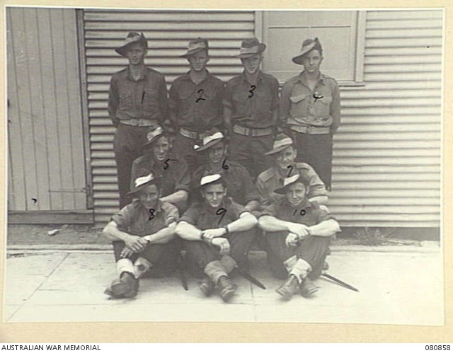 MELBOURNE, VIC. 1944-10-06. PERSONNEL OF THE 24TH INFANTRY BATTALION ...