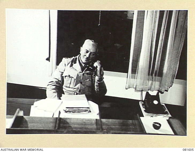 MELBOURNE, VIC. 1944-10-23. VX46983 BRIGADIER RAYMOND W. TOVELL CBE DSO ED, DEPUTY ...