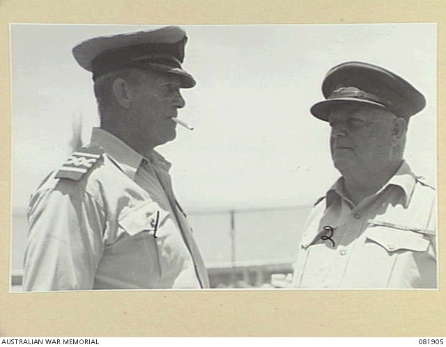 AT SEA. 1944-10-22. CAPTAIN C.W. OSTENFELD, MASTER OF THE SS TAROONA (1 ...