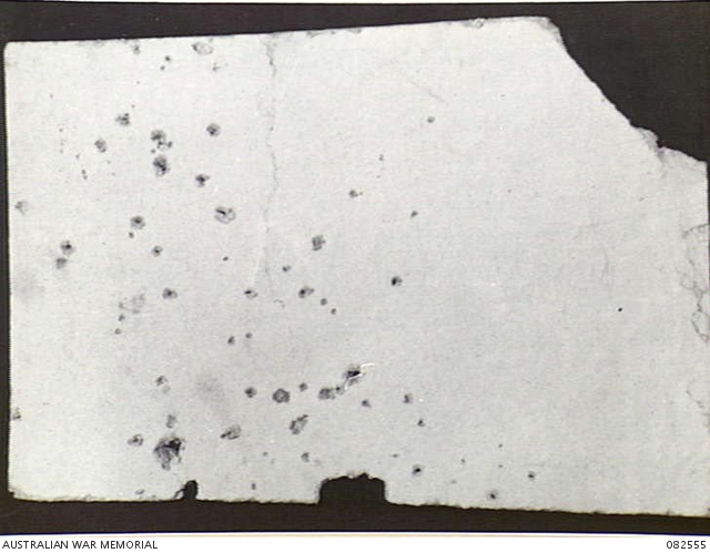 SYDNEY, N.S.W. 1944-11-06. A FRAGMENTATION TEST RESULT SHOWING ...