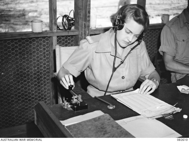 DARWIN, NT. 1944-11-06. LANCE-CORPORAL N. MILLER, WIRELESS TELEGRAPHIC ...