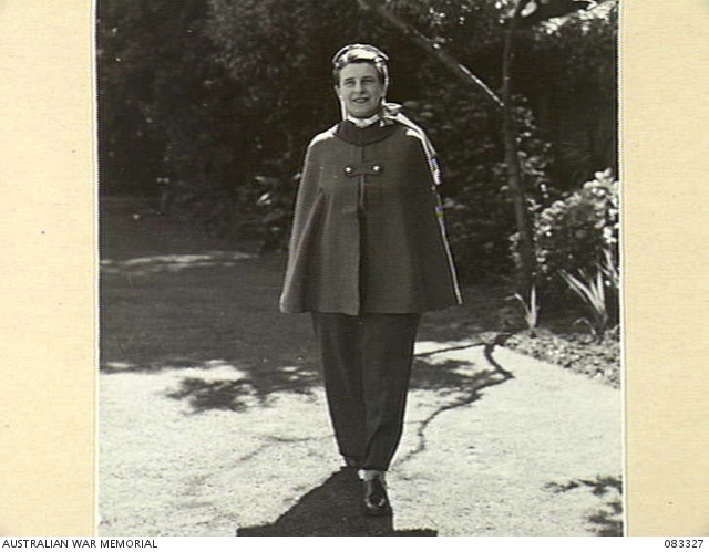 MELBOURNE, VIC. 1944-11-27. SISTER E.M. MCWILLIAM, AUSTRALIAN ARMY ...