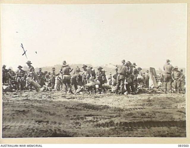 AITAPE BEACH, NEW GUINEA. 1944-11-26. THE BEACH IN AN AREA LOOKING ...