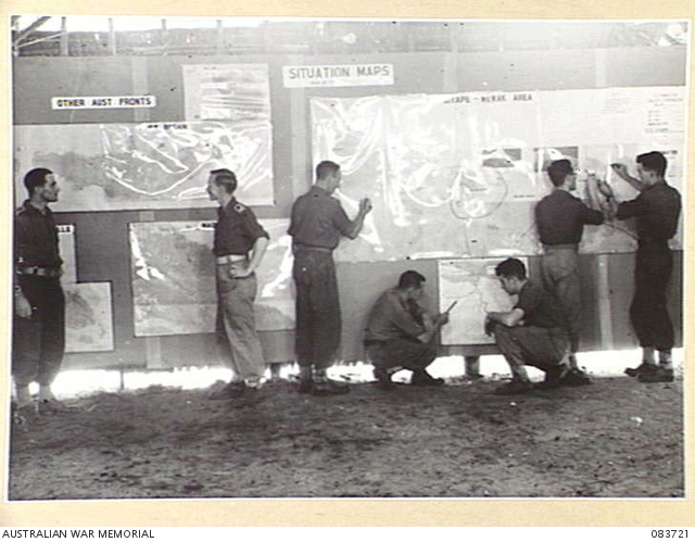 AITAPE, NEW GUINEA. 1944-11-22. LARGE SCALE MAPS OF THE AREA IN THE ...