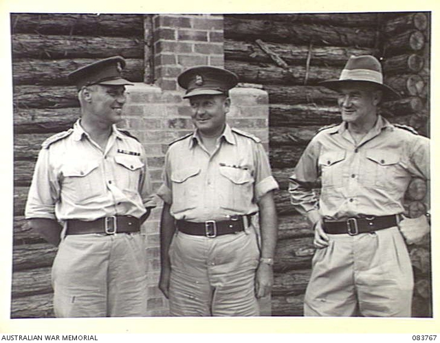 RAVENSHOE, ATHERTON TABLELAND, QLD. 1944-11-28. BRIGADIER W.J.V ...