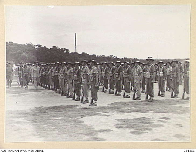 TOORBUL POINT, QUEENSLAND. 1944-12-19. MEMBERS OF NO. 1 PLATOON, 34 ...
