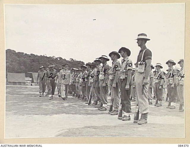 TOORBUL POINT, QUEENSLAND. 1944-12-19. BRIGADIER H WRIGLEY, COMMANDER 1 ...
