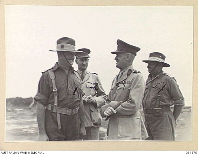 TOORBUL POINT, QUEENSLAND. 1944-12-19. BRIGADIER H WRIGLEY, COMMANDER 1 ...