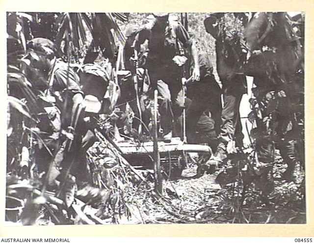 JABA RIVER AREA, BOUGAINVILLE, SOLOMON ISLANDS. 1944-12-18. SUPPORT ...