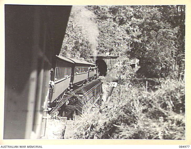 STONEY CREEK, QLD. 1944-12-20. A TROOP TRAIN CARRYING PERSONNEL FROM ...