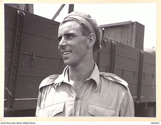 APPLETON DOCKS, MELBOURNE, VIC. 1945-01-09. SERGEANT W H WEST, SKIPPER ...