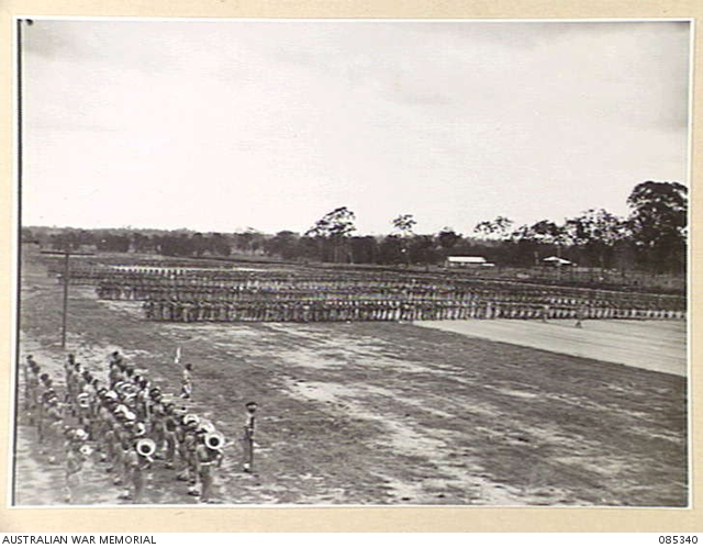 STRATHPINE, QUEENSLAND. 1945-01-08. THE VIEW FROM THE SIGNAL TOWER AS ...