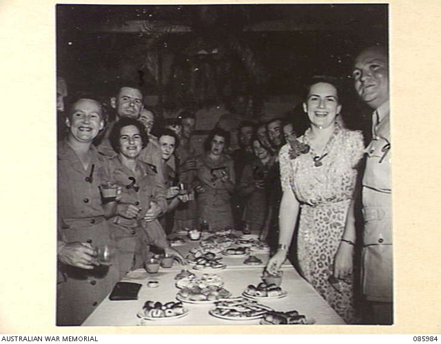 ATHERTON, QLD. 1945-01-25. AUSTRALIAN ARMY NURSING SERVICE SISTERS FROM ...