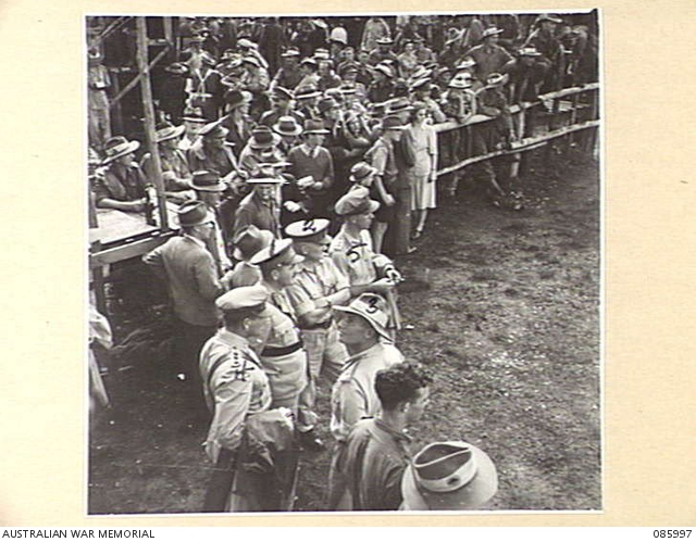 KULARA, QLD. 1945-01-27. LIEUTENANT GENERAL SIR LESLIE J MORSHEAD ...