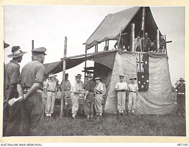 MAREEBA, QUEENSLAND. 1945-02-28. LIEUTENANT- GENERAL SIR LESLIE J ...