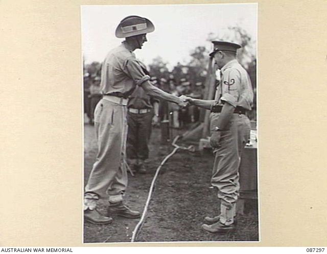 WONGABEL, QUEENSLAND. 1945-03-02. LIEUTENANT GENERAL SIR LESLIE J ...