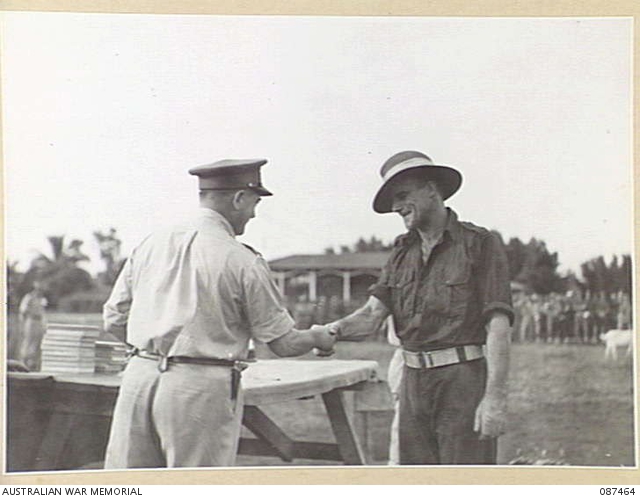 MAREEBA, QUEENSLAND. 1945-03-10. LIEUTENANT GENERAL SIR LESLIE J ...