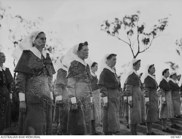 ROCKY CREEK, QUEENSLAND. 1945-02-13. AUSTRALIAN ARMY NURSING SERVICE ...