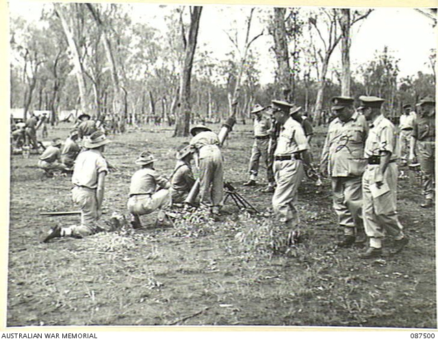 RAVENSHOE, QLD. 1945-02-14. LIEUTENANT GENERAL SIR LESLIE J. MORSHEAD ...