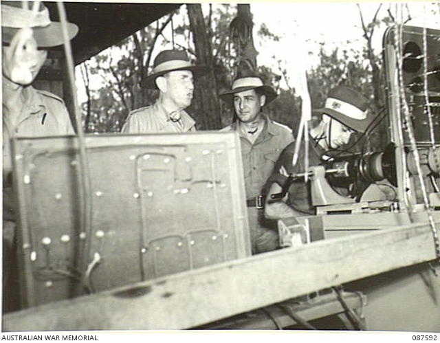 RAVENSHOE AREA, QUEENSLAND. 21 MARCH 1945. LORD WAKEHURST, GOVERNOR OF ...