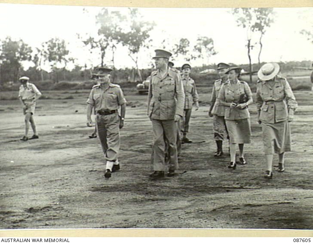 MAREEBA, QUEENSLAND 1945-03-20. LORD WAKEHURST, GOVERNOR OF NEW SOUTH ...