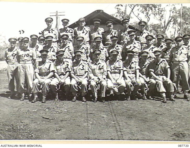 Group portrait of Headquarters, 11th Australian Division. Identified ...