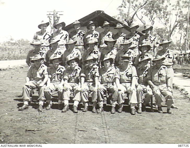 Group portrait of other ranks at Headquarters, 11th Division of the ...