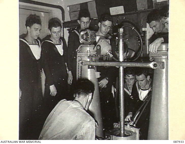 RUSHCUTTER'S BAY, NEW SOUTH WALES. 1945-04-04. PERSONNEL AT THE ROYAL ...