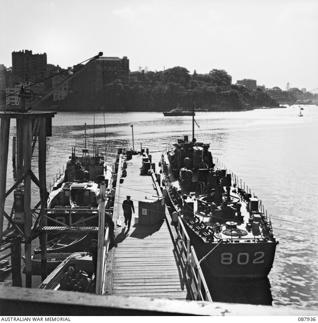 RUSHCUTTER'S BAY, NEW SOUTH WALES. 1945-04-04. A FAIRMILE MOTOR LAUNCH ...