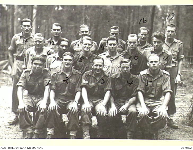 WONGABEL, QUEENSLAND. 1945-03-16. THE PRESENT PERSONNEL AT 15 MALARIA ...