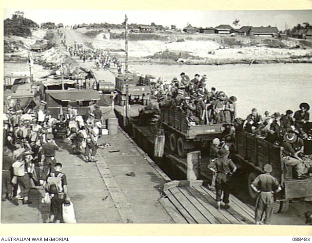 MOROTAI ISLAND. 1945-04-07. HEADQUARTERS 26 INFANTRY BRIGADE TROOPS ...