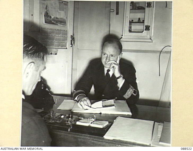 SYDNEY, NEW SOUTH WALES. 1945-04-17. SURGEON COMMANDER MADDOX, MEDICAL ...