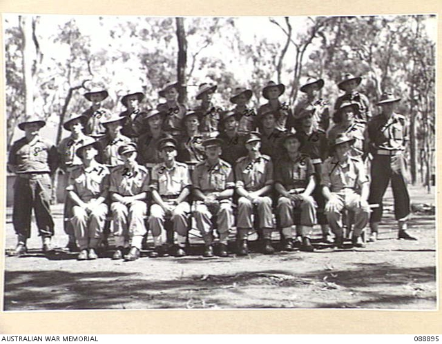 Group portrait of 11 Division Royal Australian Artillery Personnel ...