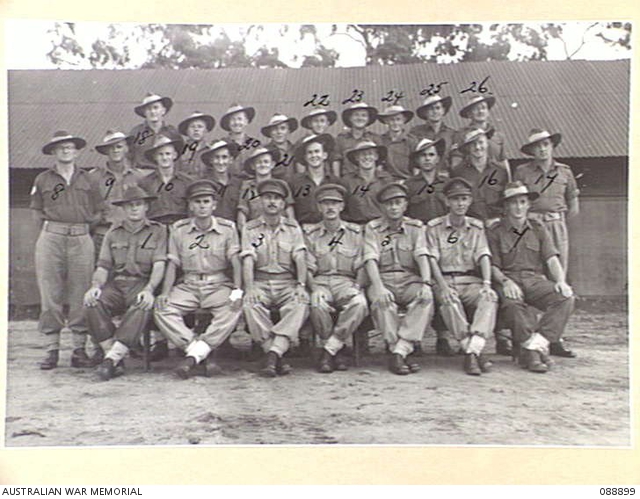 Group portrait of Headquarters 11 Division, Royal Australian Engineers ...
