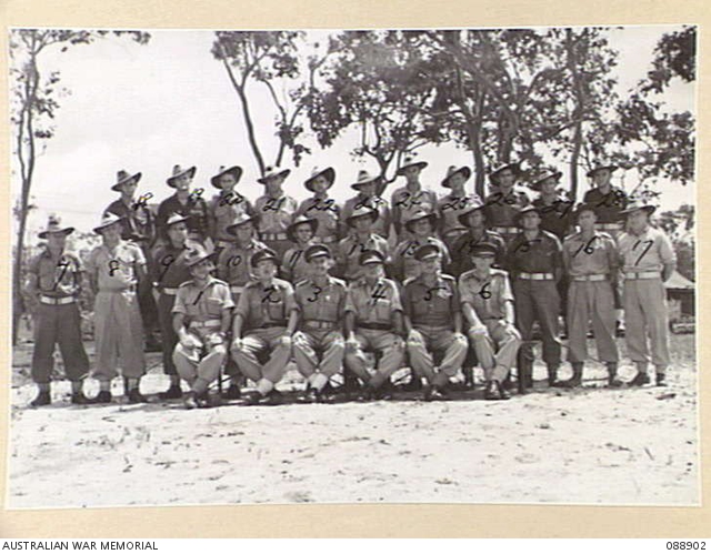 Group portrait of Headquarters 11 Division, Australian Army Service ...