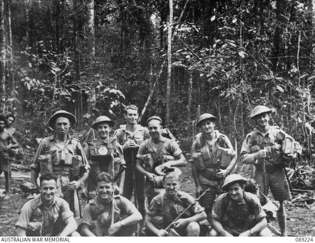 A Platoon of the 2/14 Australian Infantry Battalion photographed in the ...