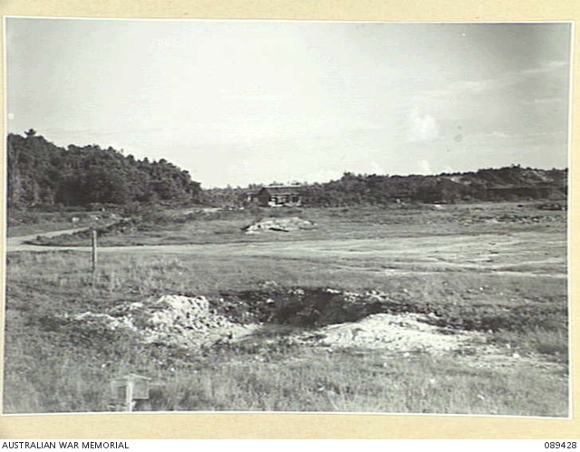 TARAKAN ISLAND, BORNEO, 1945-05-05. THE AIRSTRIP OCCUPIED BY 2/24 ...