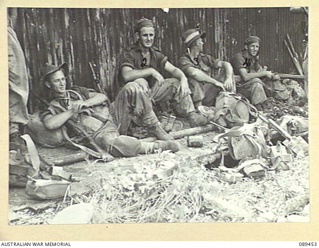TARAKAN, BORNEO, 1945-05-05. MEMBERS OF "A" TROOP, 2/4 COMMANDO ...