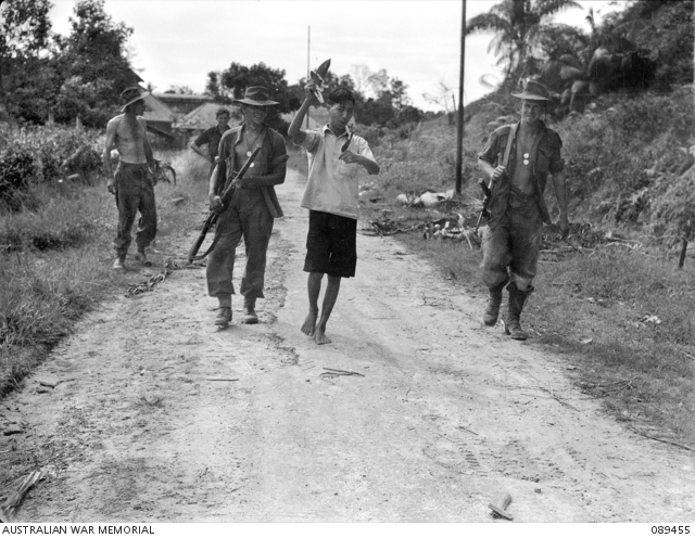 TARAKAN, BORNEO, 1945-05-06. PRIVATE J.A. STORE, A COMPANY, 2/3 PIONEER ...