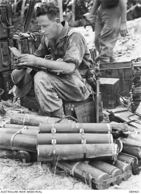 TARAKAN, BORNEO, 1945-05-06. PRIVATE F.E. MCCASKILL, 2/48 INFANTRY ...