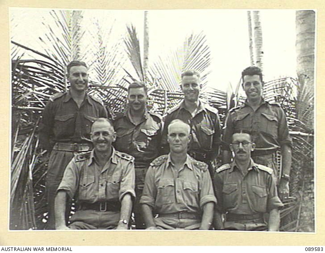 MOROTAI, 1945-05-10. BRIGADIER W.J.V. WINDEYER, COMMANDER 20 INFANTRY ...