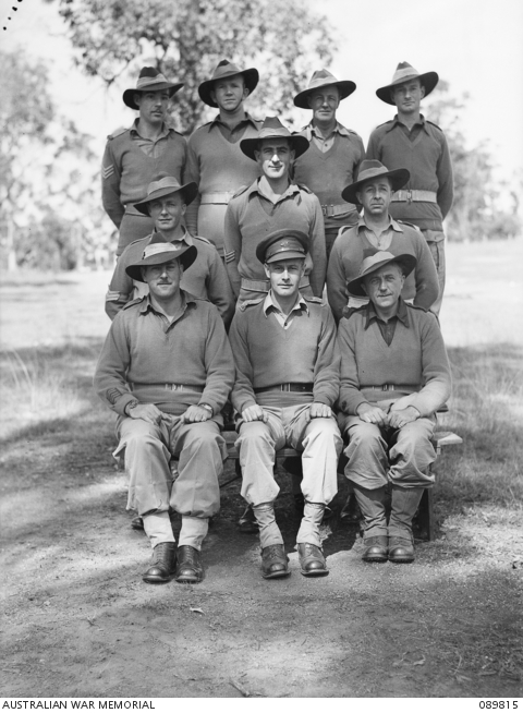 Instructors and staff of Field Security Reinforcement Depot. Identified ...