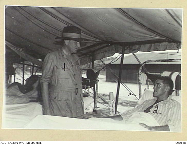 BOUGAINVILLE. 1945-03-30. LORD WAKEHURST, GOVERNOR OF NEW SOUTH WALES ...
