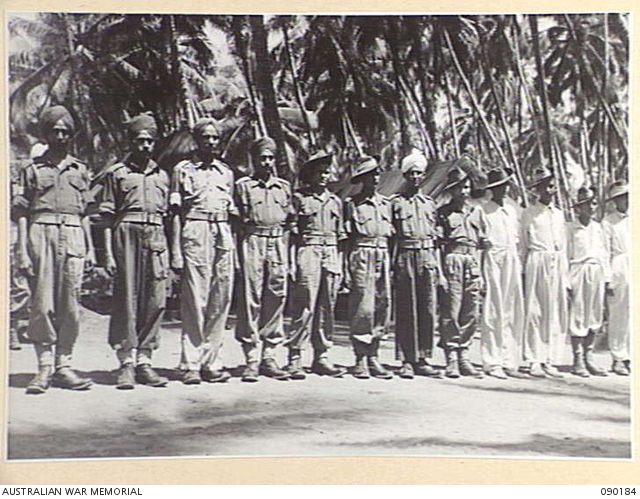 AITAPE, NEW GUINEA. 1945-03-29. A GROUP OF INDIAN SOLDIERS RESCUED FROM ...