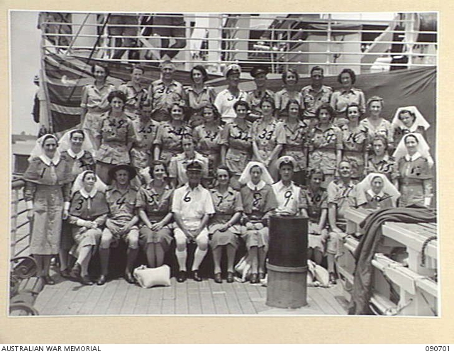 Outdoor group portrait of Captain M N Webb, Commander of the 2/1st ...