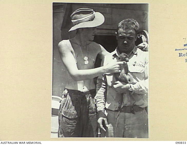 SADAU ISLAND, BORNEO. 1945-04-30. TROOPER L.J. O'TOOLE, 2/4 COMMANDO ...