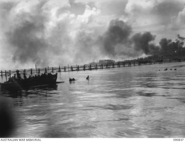 TARAKAN, BORNEO. 1945-04-30. MEMBERS OF 2/13 FIELD COMPANY, ROYAL ...