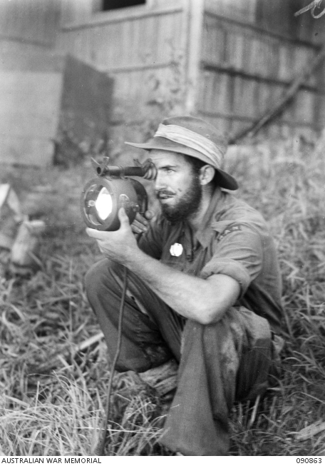 SADAU ISLAND, BORNEO. 1945-04-30. SIGNALMAN K. NEWTON, 2 ROYAL ...