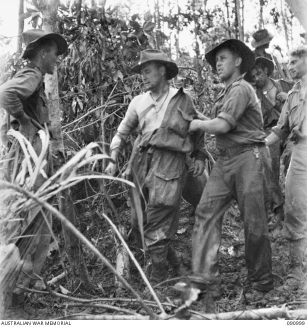 TARAKAN ISLAND, BORNEO. 1945-05-04. D COMPANY, 2/24 INFANTRY BATTALION ...