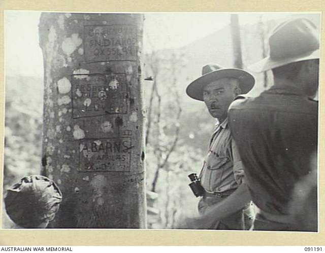 NUMA NUMA TRAIL, BOUGAINVILLE. 1945-04-24. LIEUTENANT COLONEL A. POPE ...